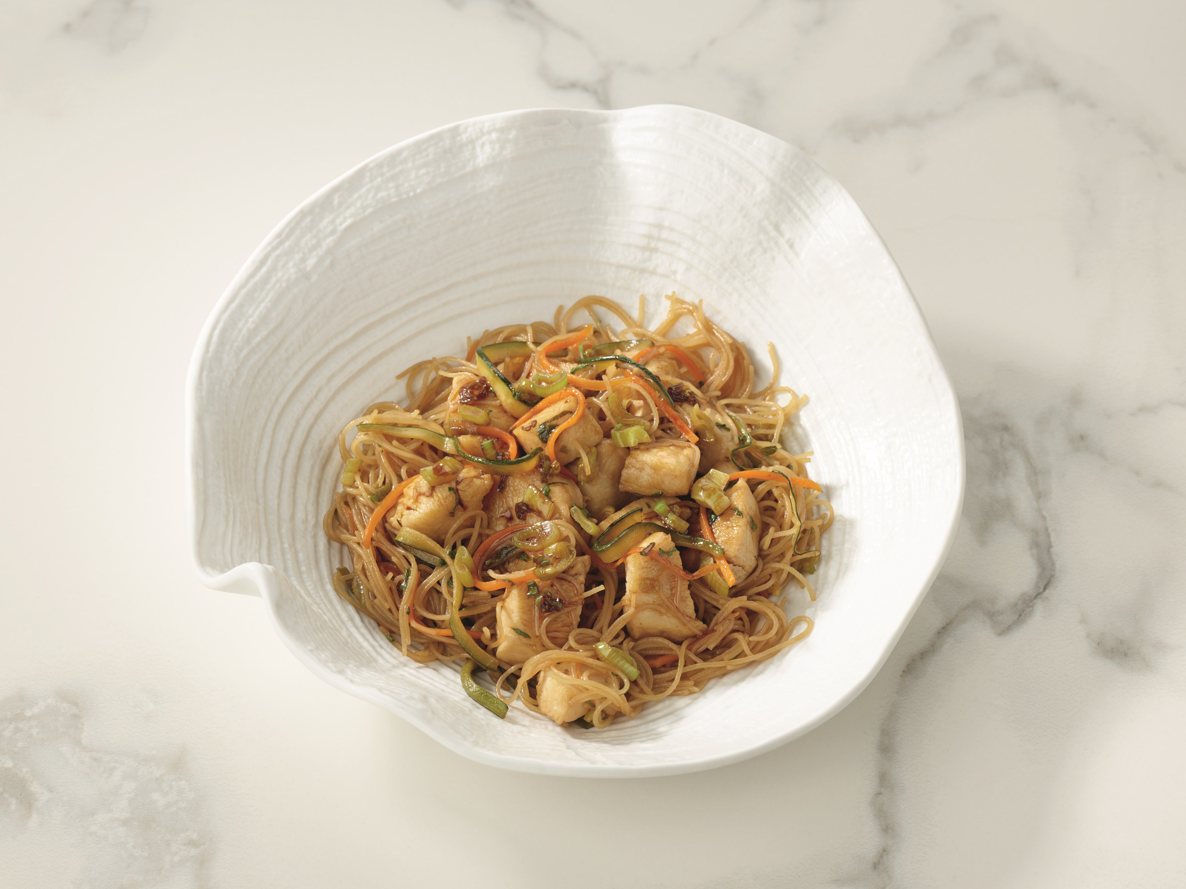 Wok thaï à la ciboule et aux légumes - Priméale