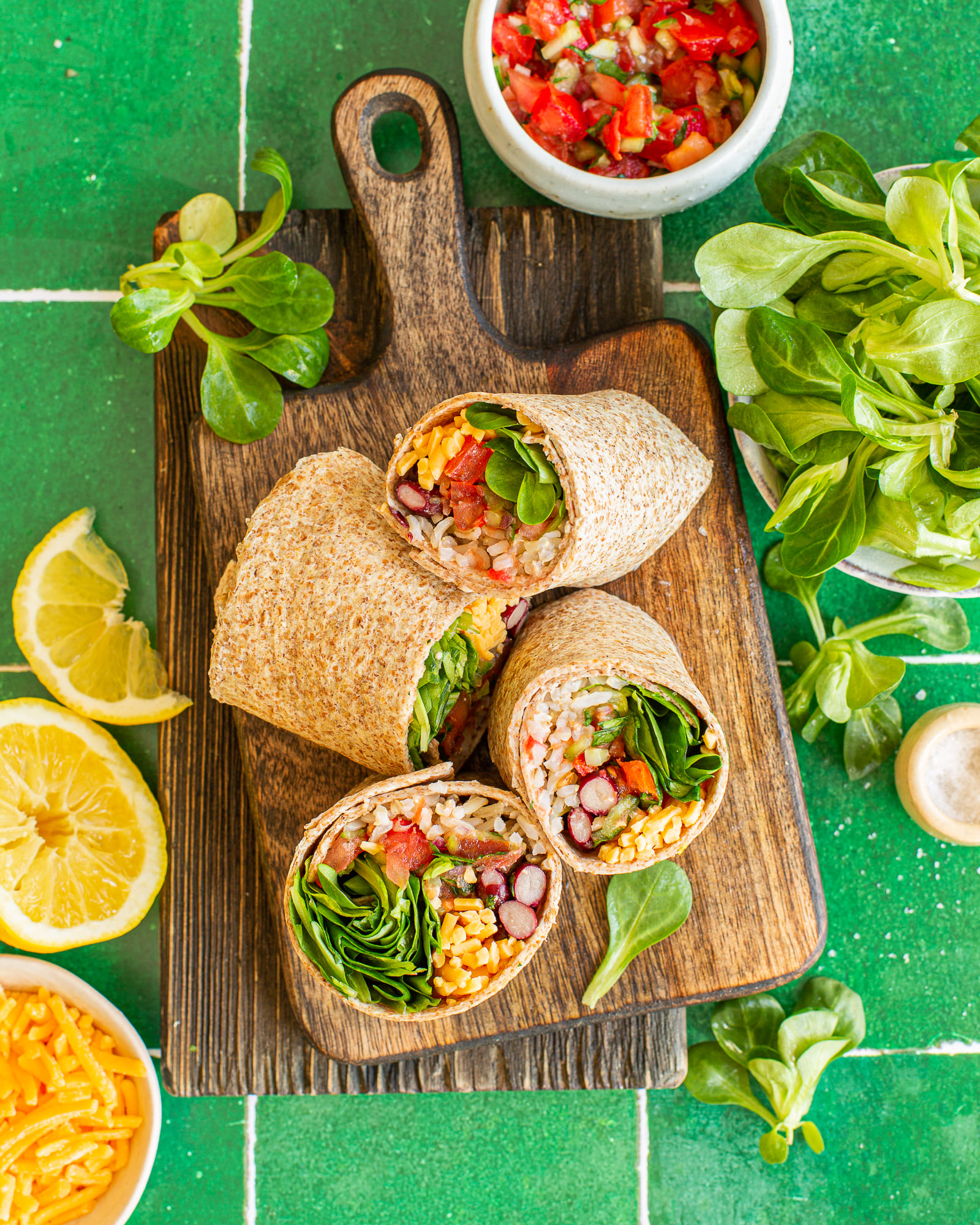 BURRITO MÂCHE ET PICO DE GALLO - Priméale