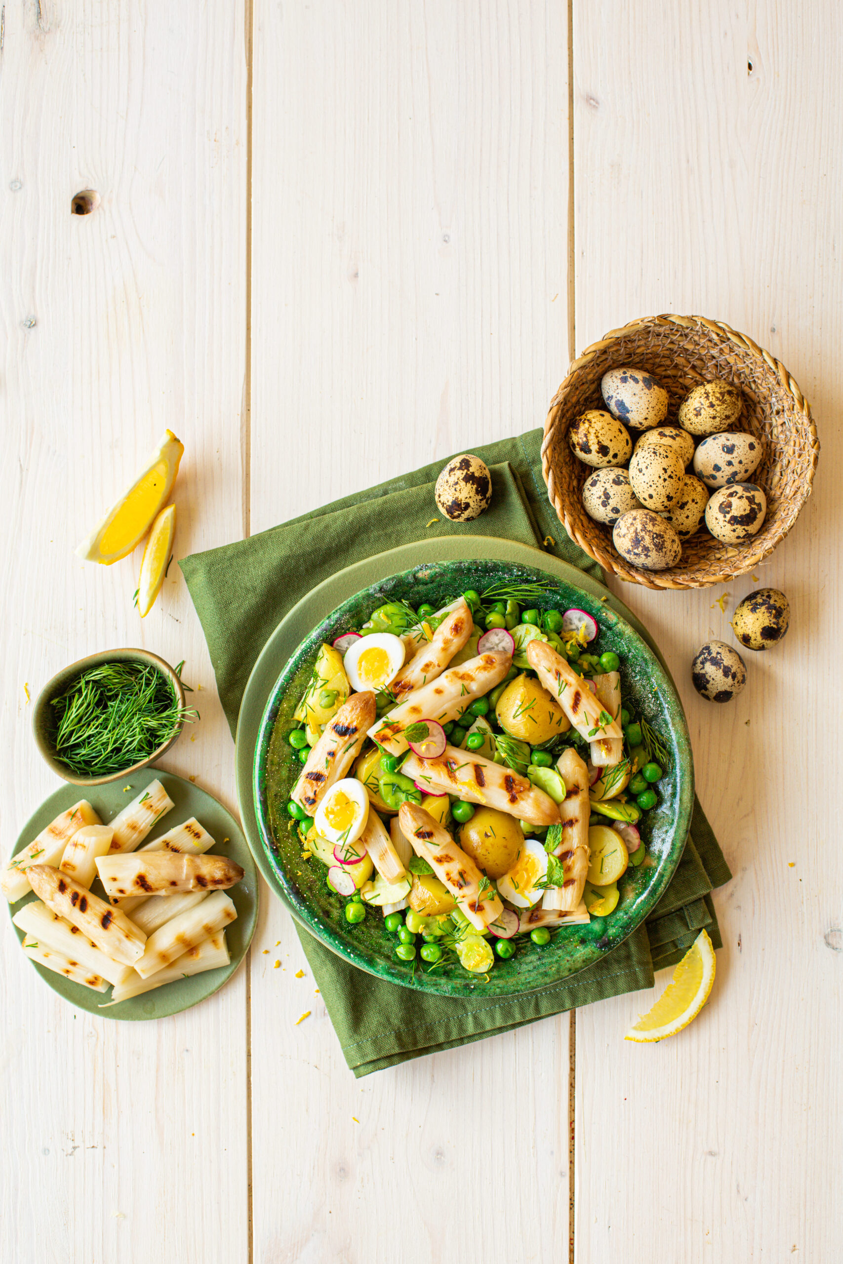 SALADE PRINTANIÈRE AUX ASPERGES - Priméale