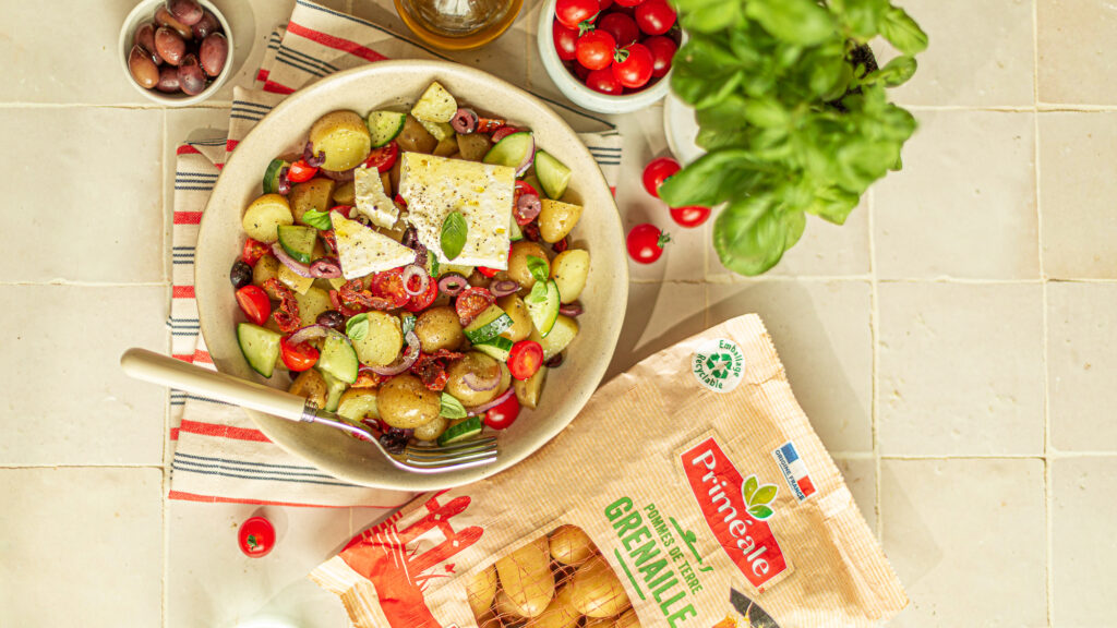 SALADE DE POMME DE TERRE À LA GRECQUE - Priméale